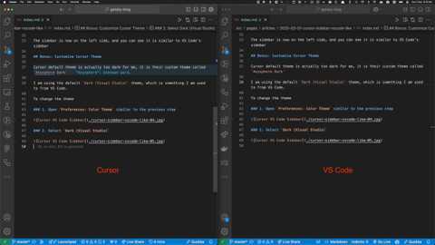 Cursor: Customize Your Sidebar Like VS Code | Trung Vo
